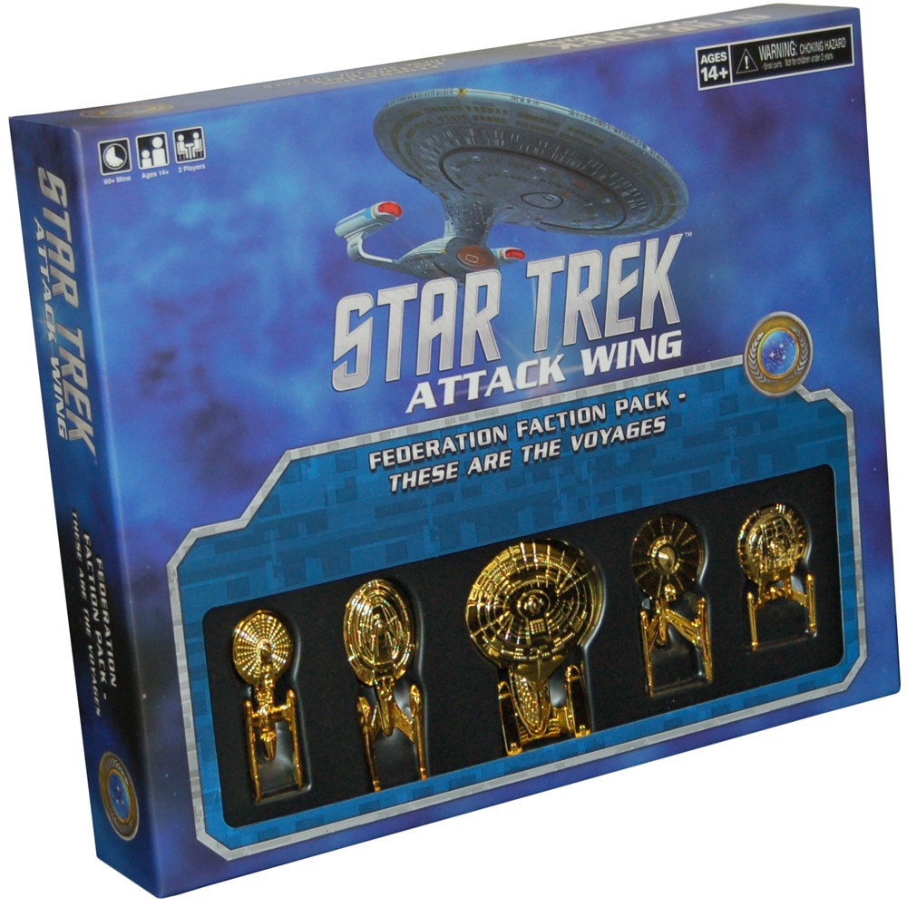 Star Trek Attack Wing Federation Faction Pack These Are the Voyages